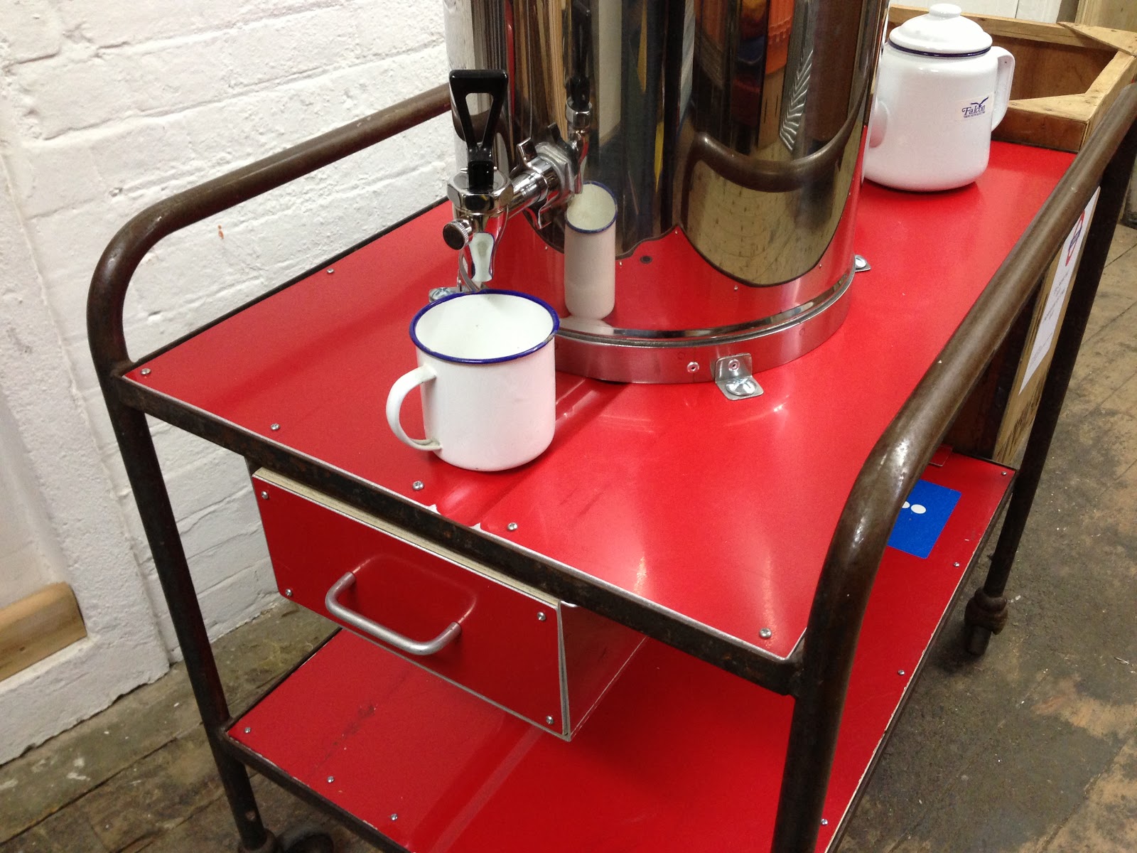 Styling and Salvage: TFL Canteen Tea Trolley / Design Junction Milan 2013