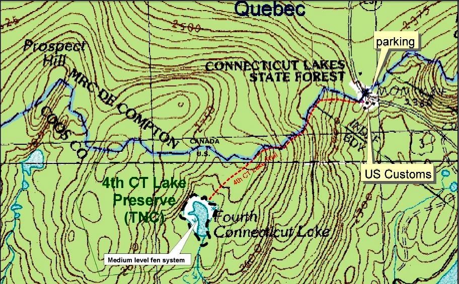 1HappyHiker: Hiking Along the Canadian Border: Fourth Connecticut Lake