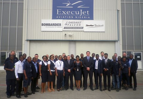Aviation Ages: ExecuJet opens a new Line Maintenance in Lagos