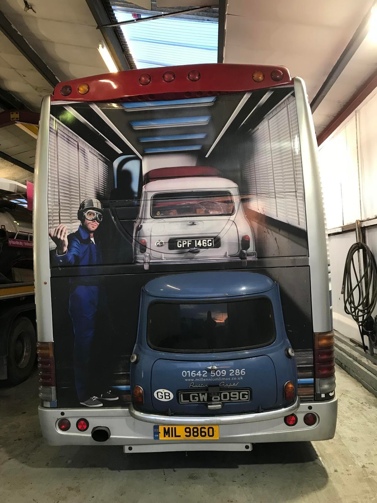 Just A Car Guy: The Italian Job party bus