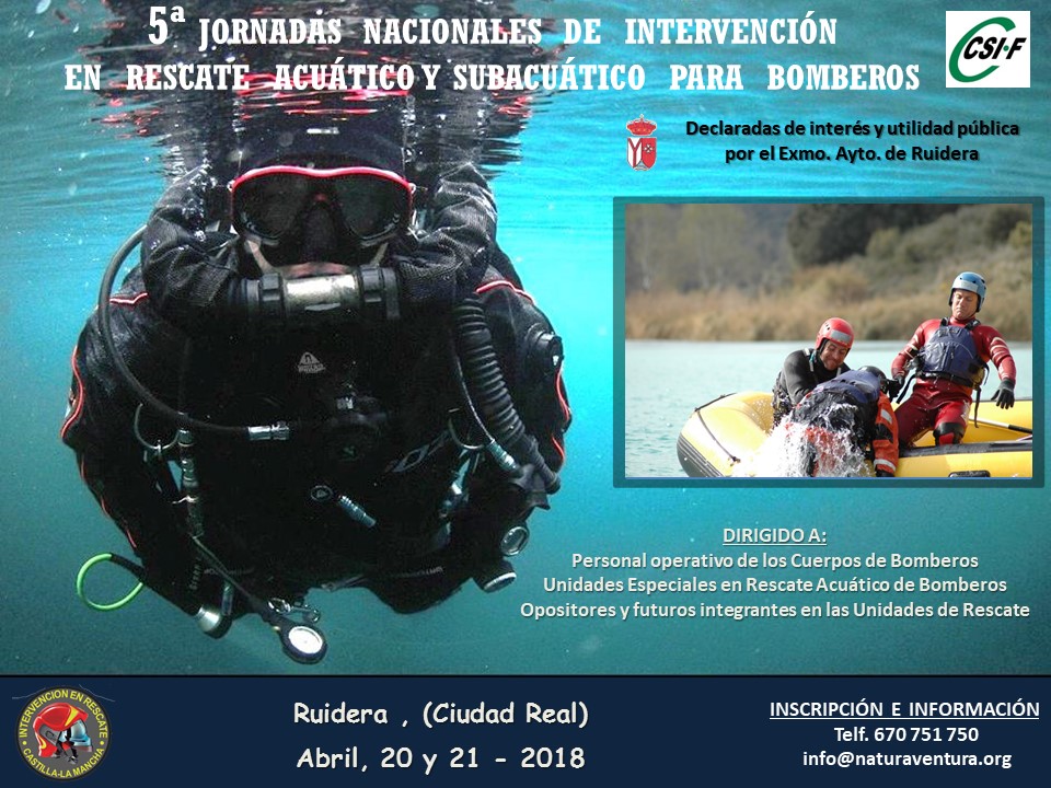Intervención en Rescate Acuático y Subacuático de Castilla-La Mancha ...