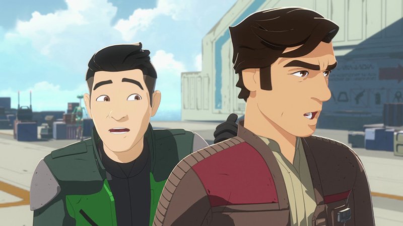 SNEAK PEEK : "Star Wars Resistance" - 'Team Aces'