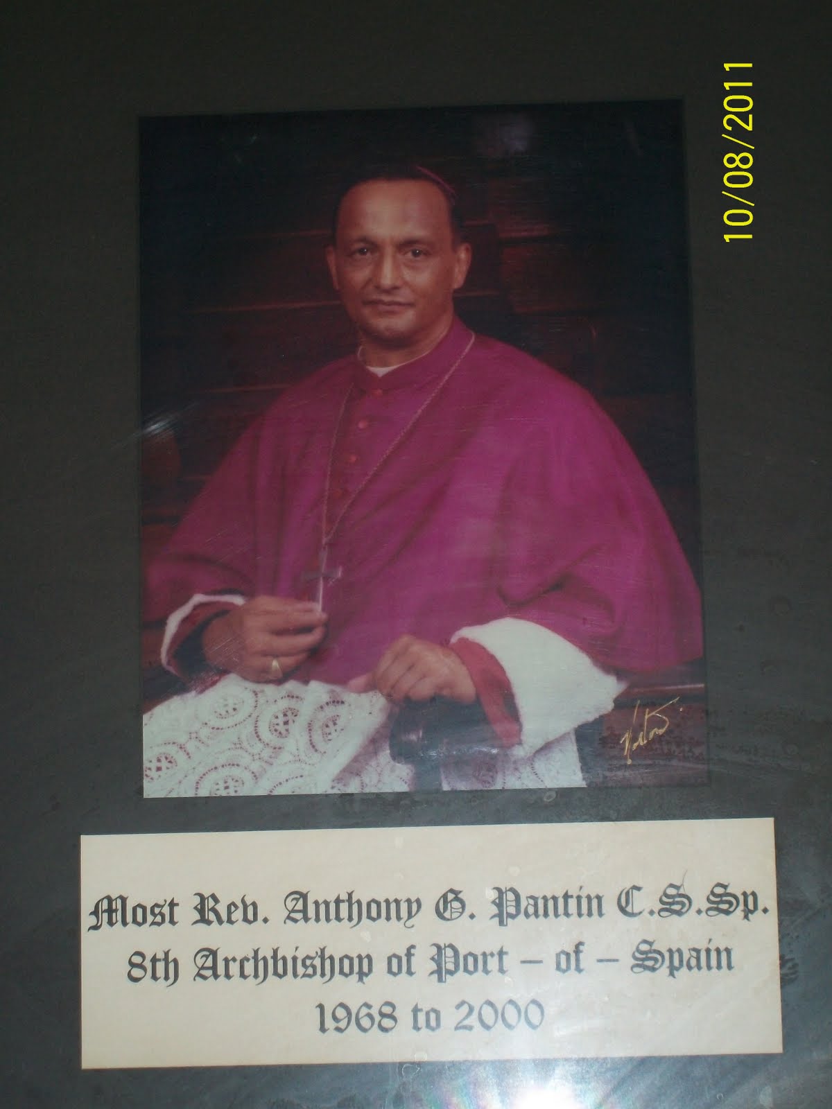 CARIBBEAN CATHOLIC: Gordon Anthony Pantin - archbishop of Port of Spain