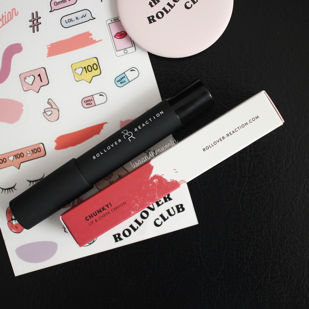 Rollover Reaction CHUNKY! Lip and Cheek Crayon in Kahlo Review - E L L ...