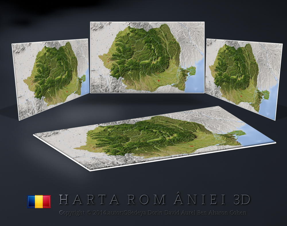 Harta României Grafică 3D Online - Blogger Buzz: Harta României ...