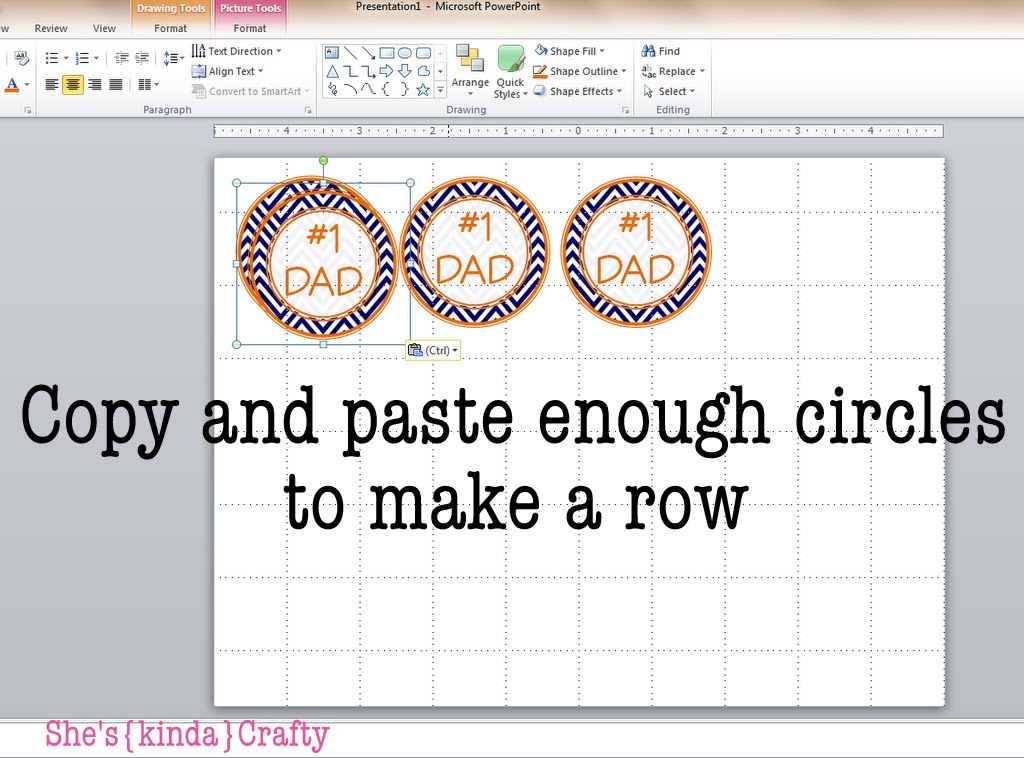 Basic Party {Circles} How To!!! - Shes {kinda} Crafty