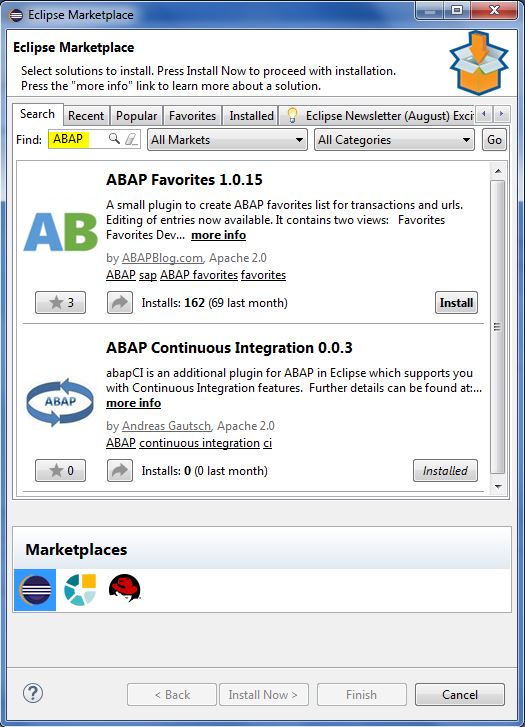 Sap Abap Central Abap Continuous Integration With Eclipse