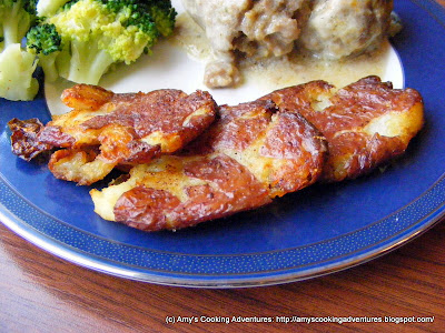 Crispy Oven Fried Smashed Potatoes