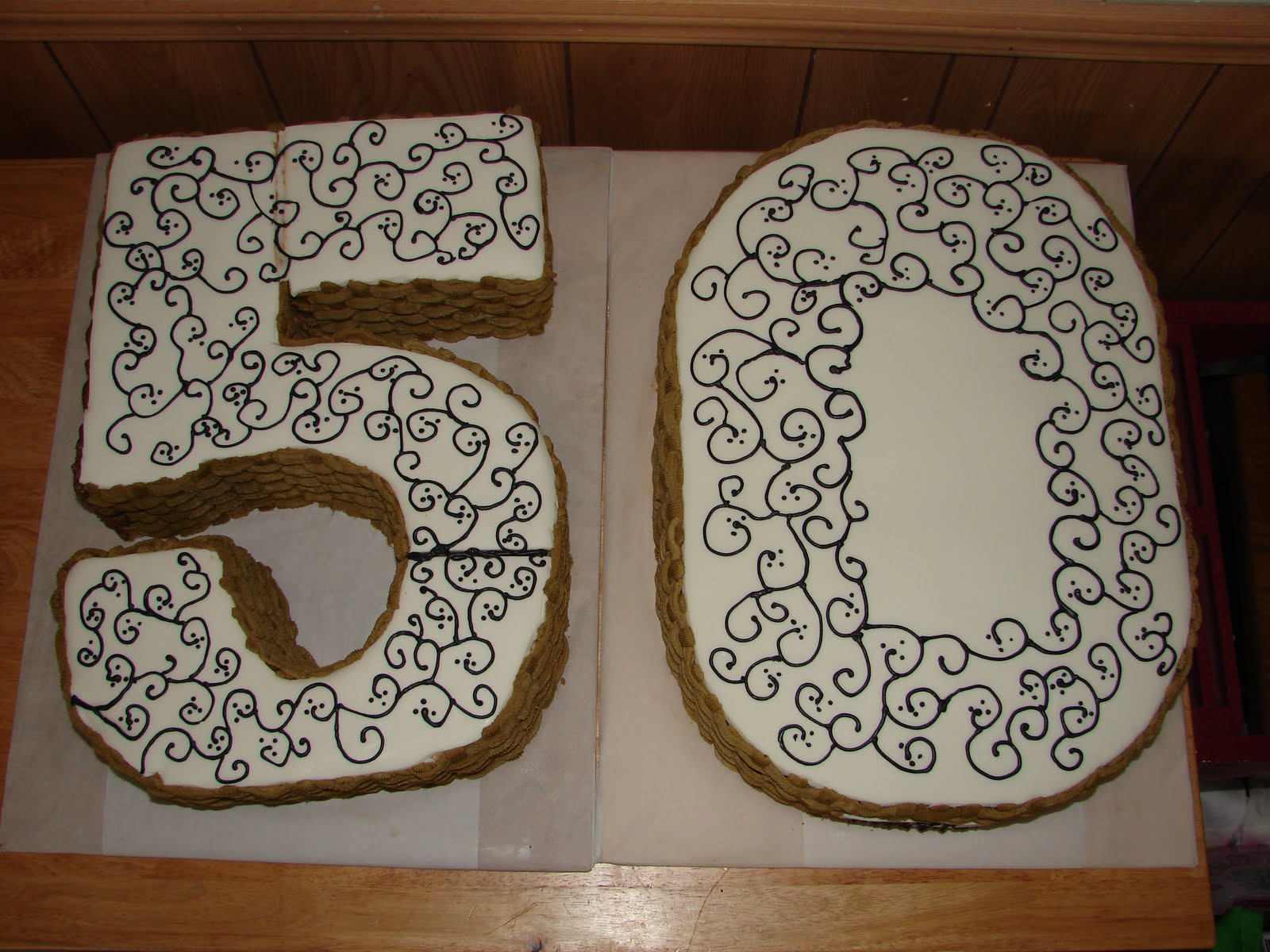 My Cake Hobby: 50th Birthday Basket Cake