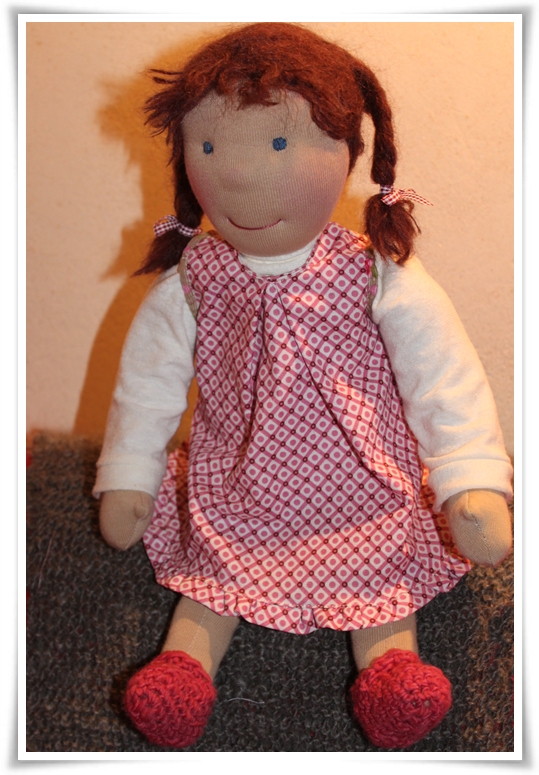 Wolle und Puppenkinder: Meine Puppe ist fertig