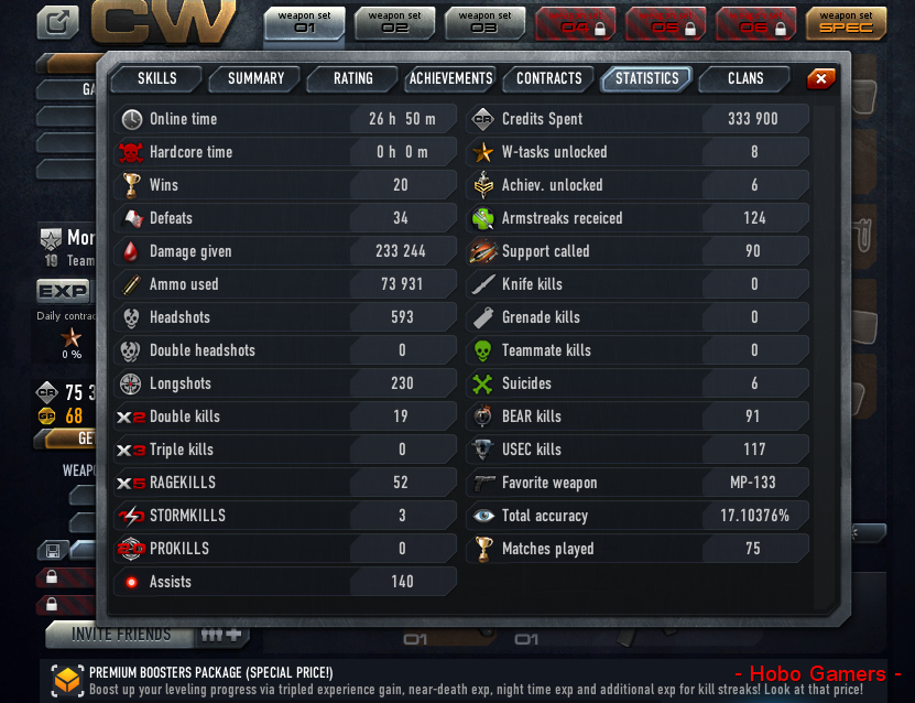 Contract Wars | Hobo Gamers