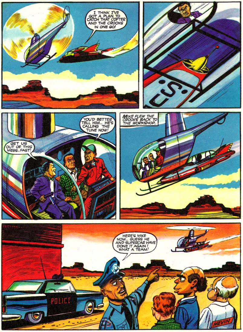 Saved From The Paper Drive: Another SUPERCAR story from "1963 TV COMICS ...