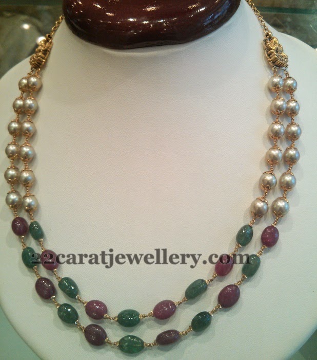 Multi Beads Chains Gallery - Jewellery Designs