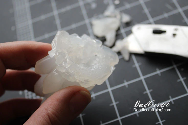 Crystal Cluster Light DIY