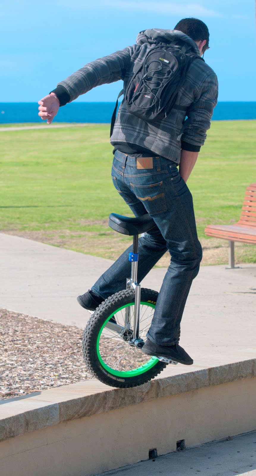 Tofu Photography: Man on a unicycle