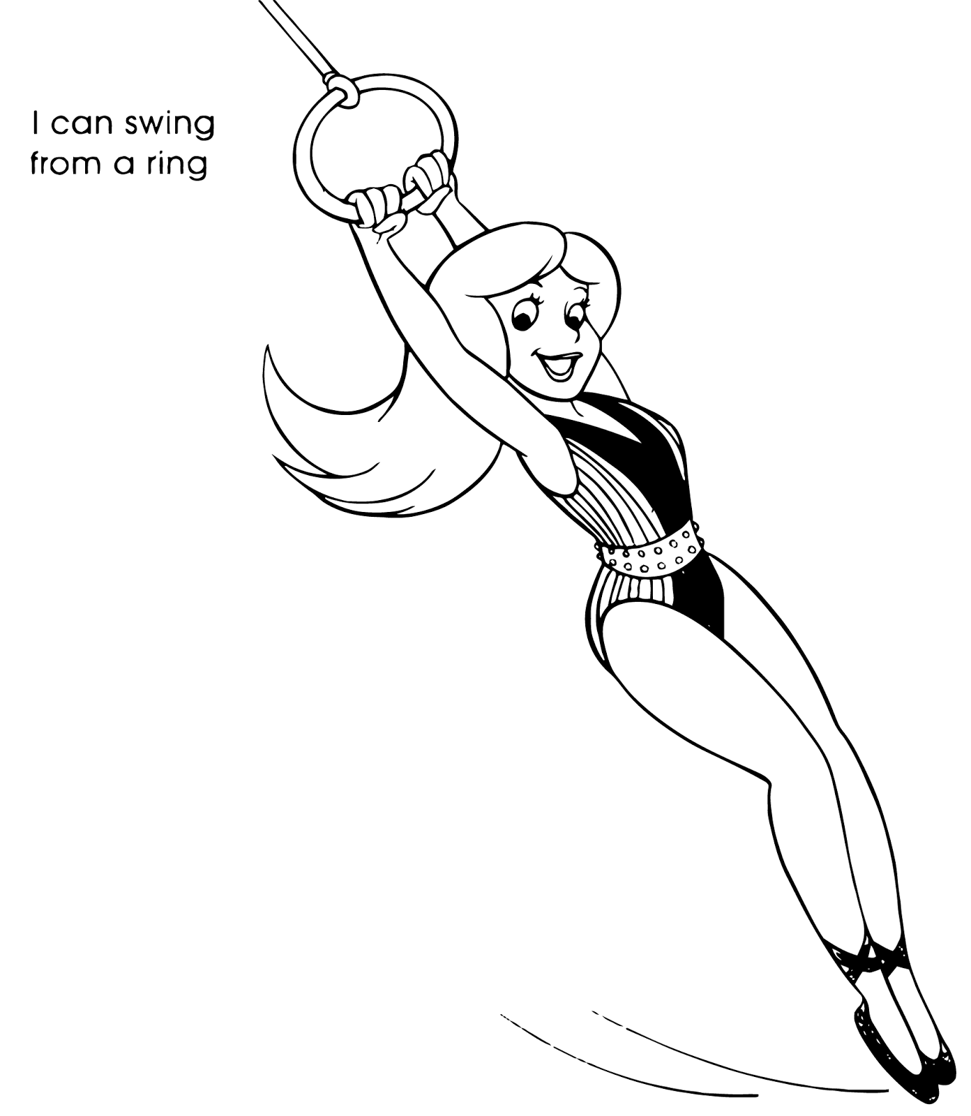 Acrobat coloring pages