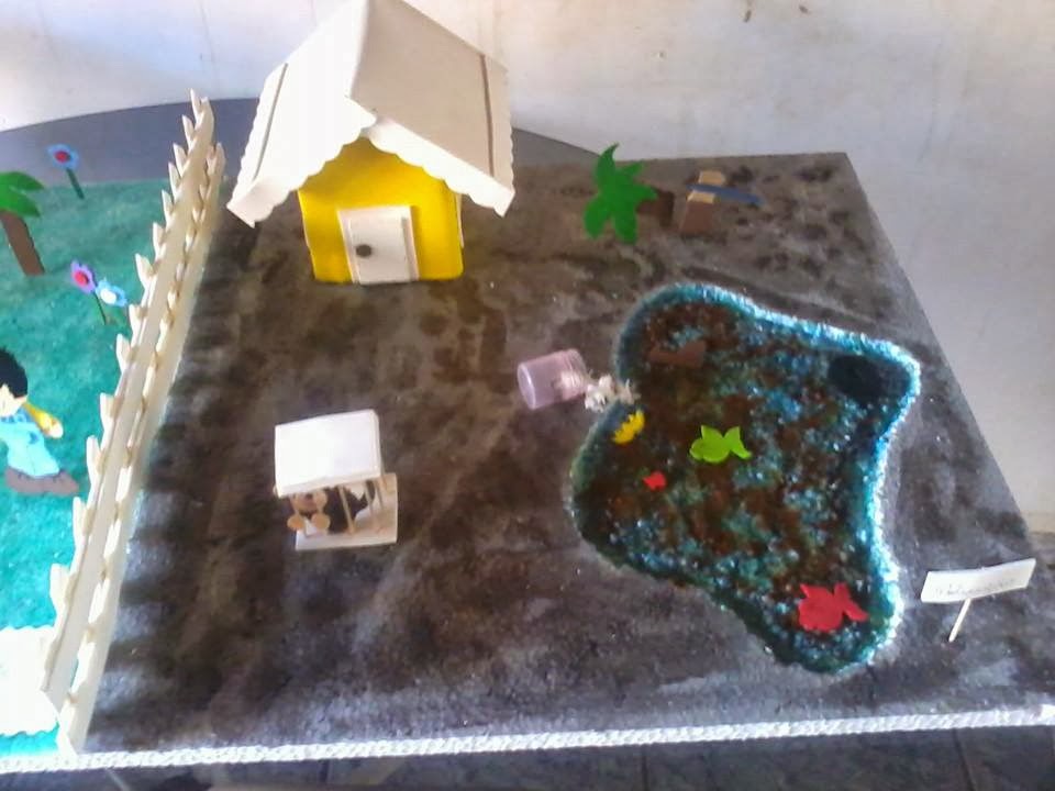 Maquete do meio ambiente... Ateliê Fazendo Arte by Neide Lacerda.