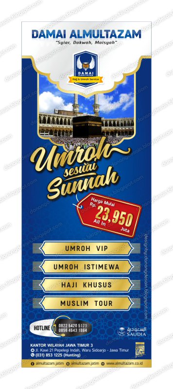 Contoh Desain Spanduk Banner Umroh Haji - Contoh Desain Banner Spanduk