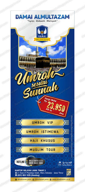 Contoh Desain Spanduk Banner Umroh Haji - Contoh Desain Banner Spanduk