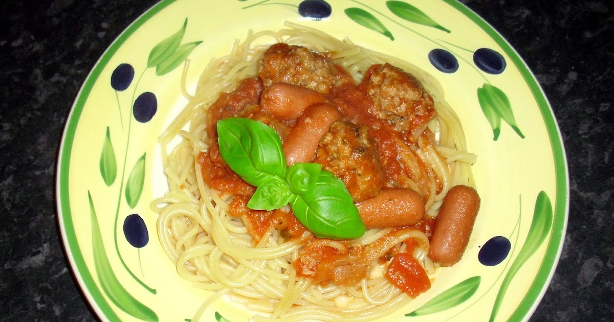 Låvises mad: Spaghetti Napoli.