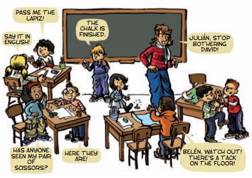 English is all around: Useful Classroom Expressions