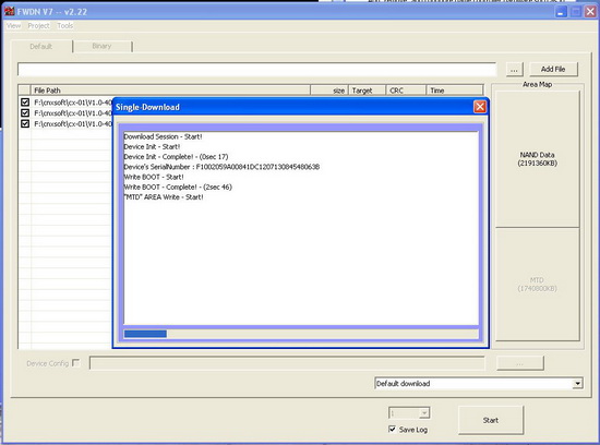 Free Download Telechips FWDN V7 v2.22 | Android Tablet Tool