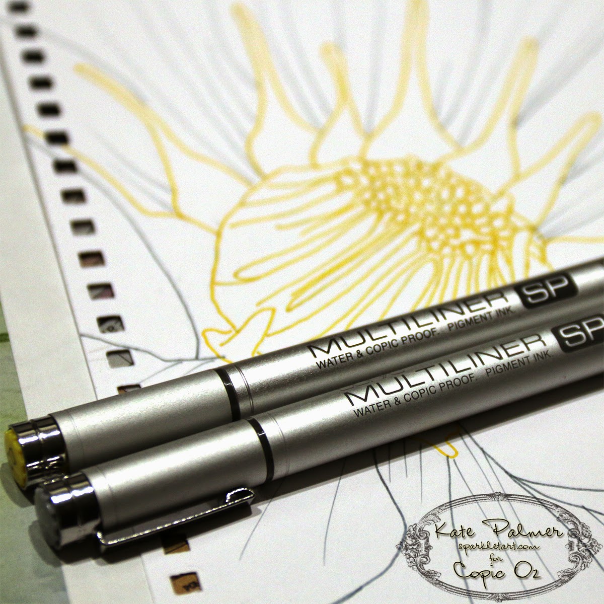 copic oz: Combining Watercolour Pencils with your Copics