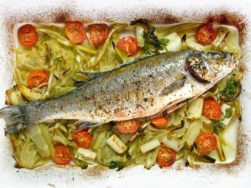 pookcook: Labraks pieczony