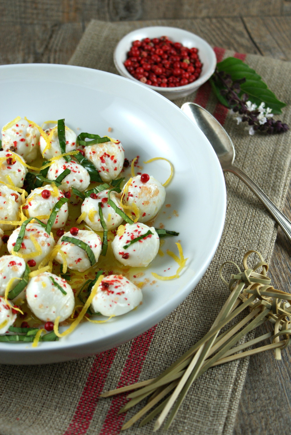 Authentic Suburban Gourmet: Marinated Mozzarella Balls
