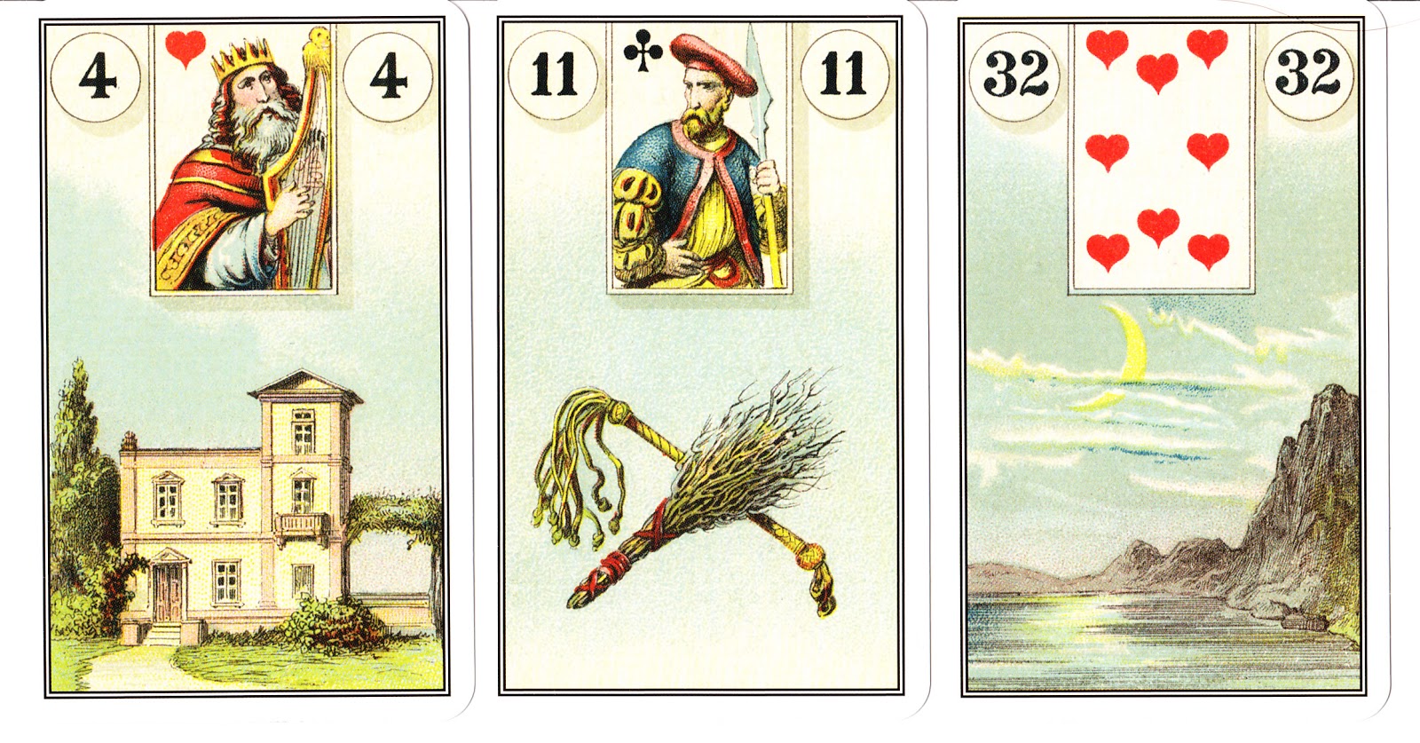 Rowan Tarot: Lenormand Draw: French Cartomancy (Work spat)