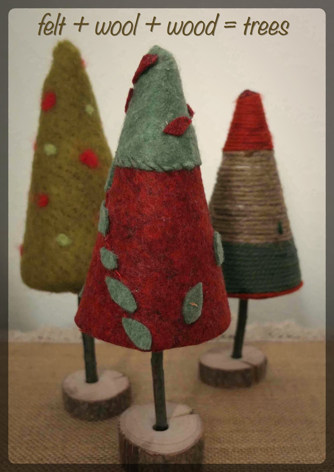 our Jewish little place: Decorative handmade trees for Tu b'Shevat