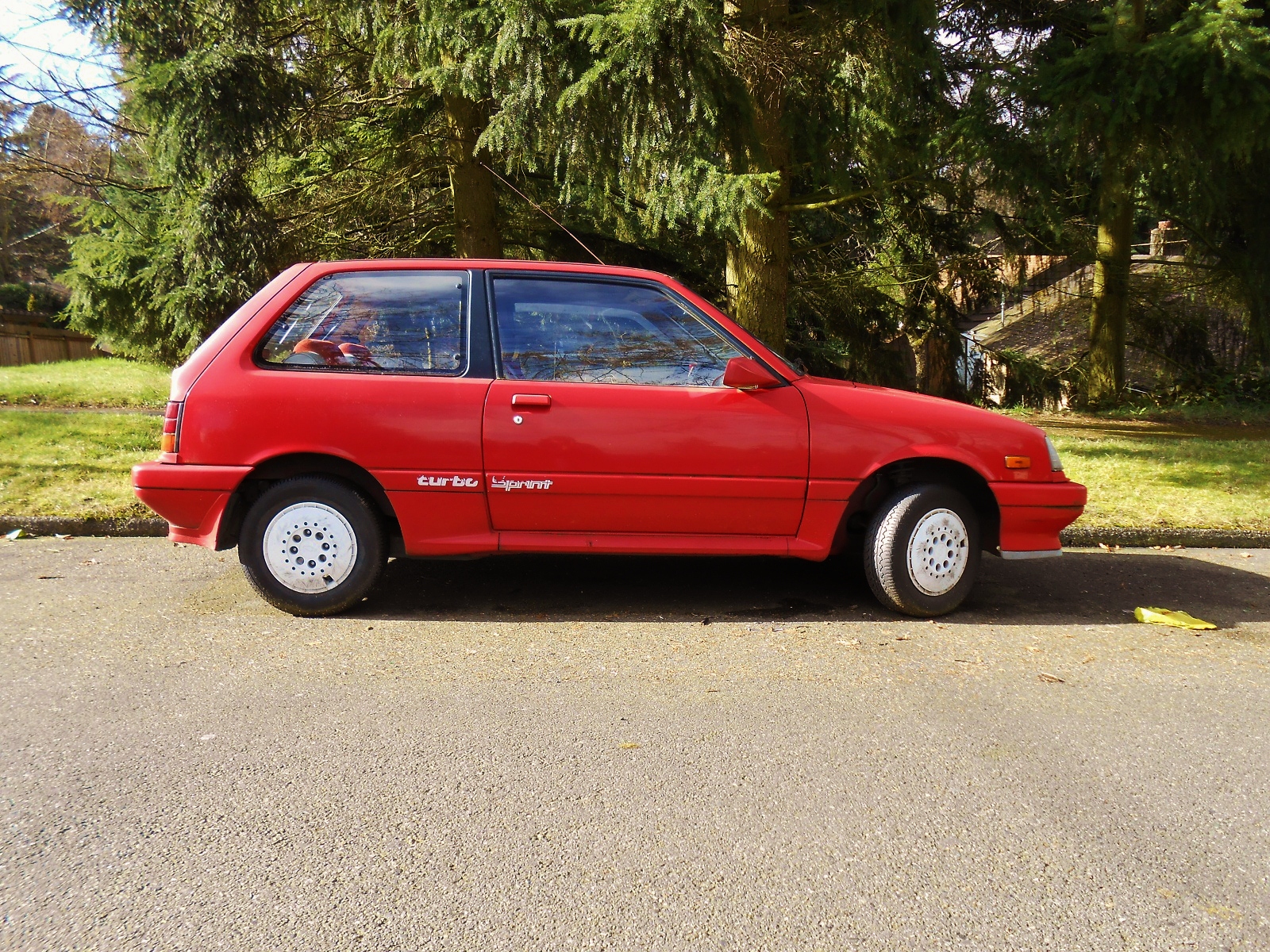 Seattle's Parked Cars: 1987 Chevrolet Sprint Turbo
