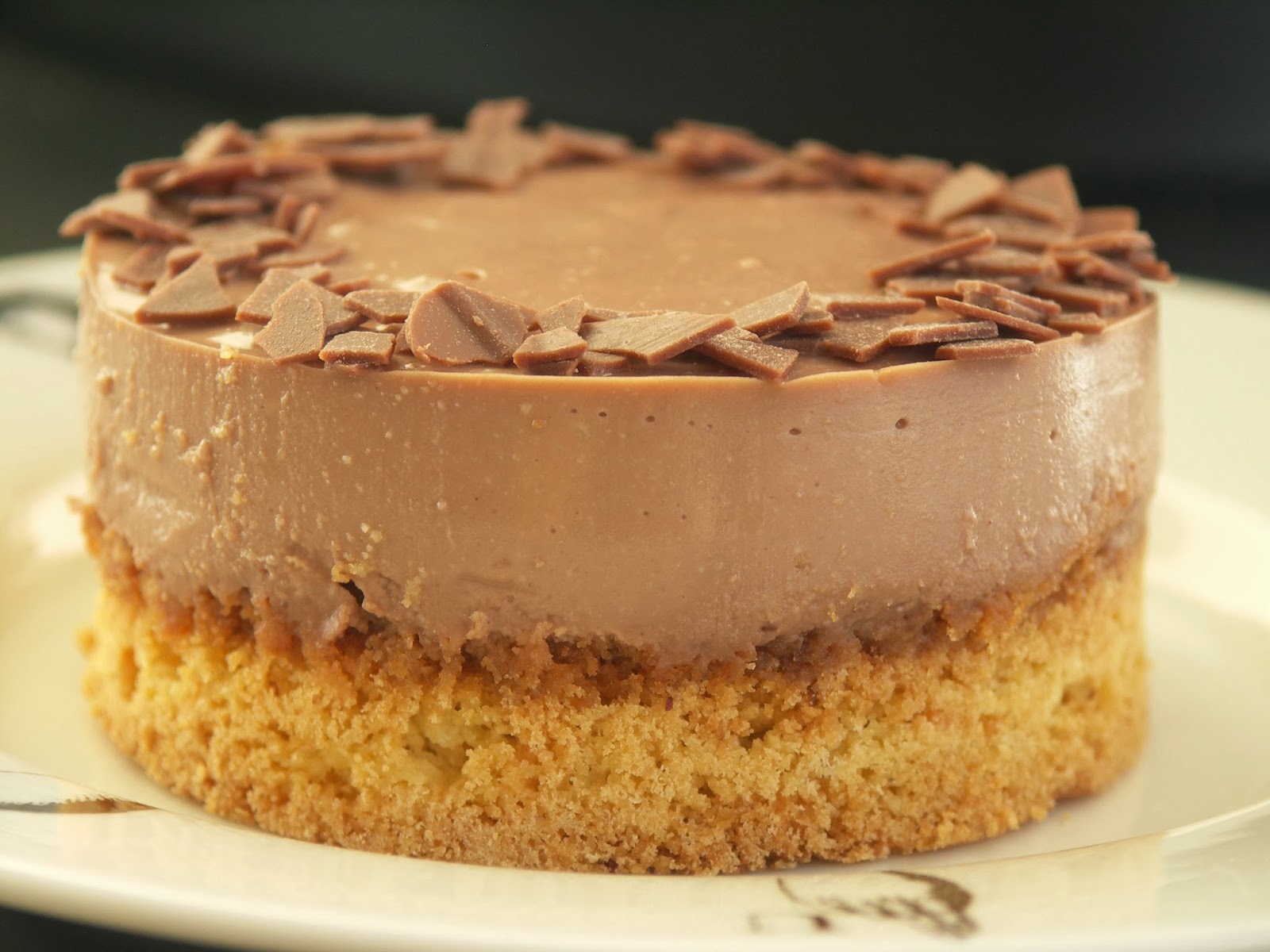 Pauses Gourmandes: Cheesecake croustillant au chocolat