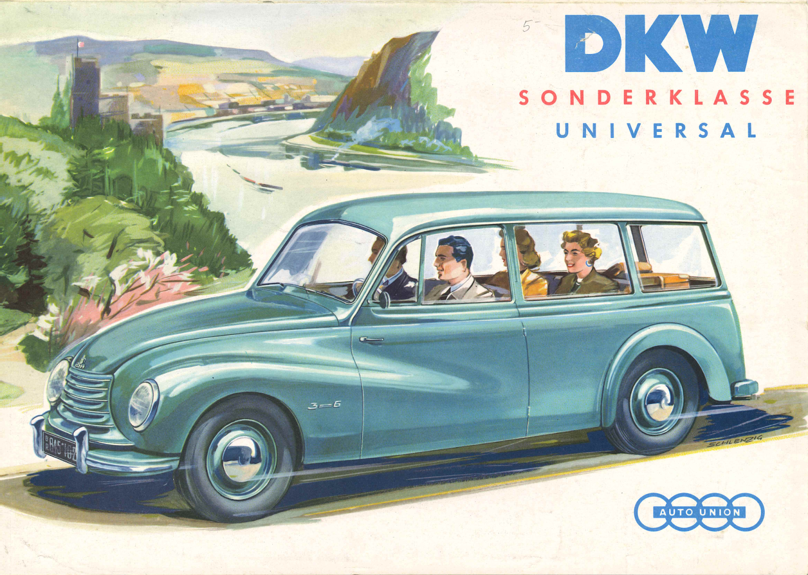 DKW Auto-Union Project: DKW Sonderklasse Universal brochure