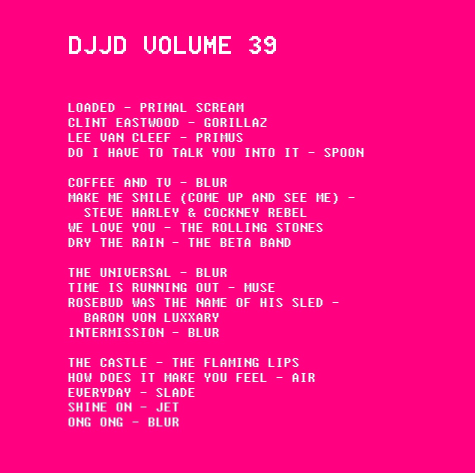 DJJD Music: DJJD Volume 39