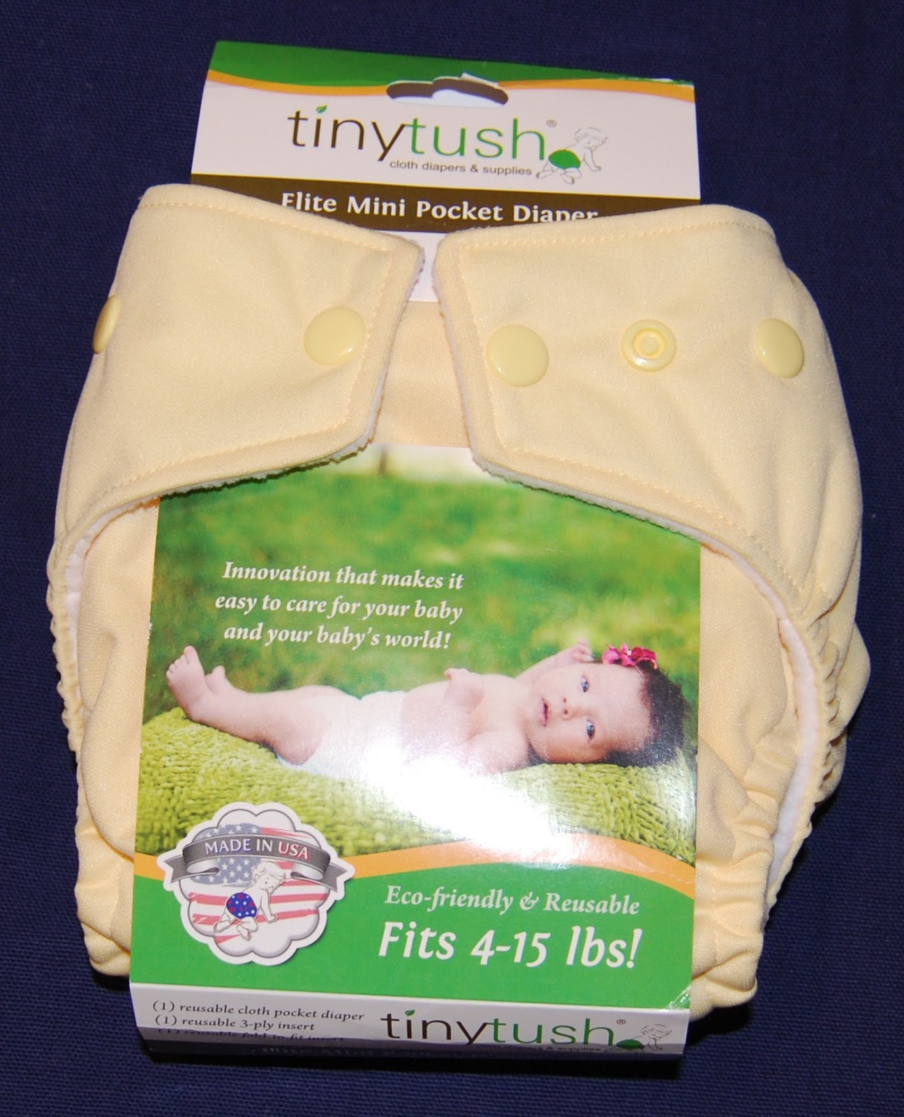 Life With My Littles: #NBFluffNStuff Tiny Tush Elite Mini pocket Diaper ...