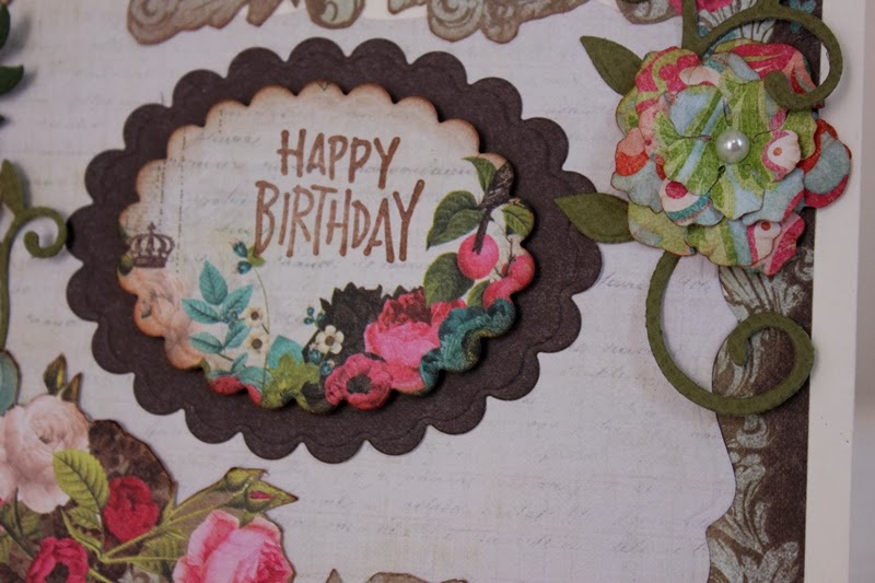 Contagiously Crafty: A Floral Happy Birthday