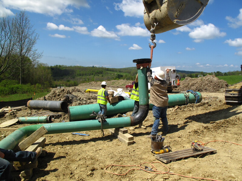The Joyce Road Neighborhood: Pipeline Construction