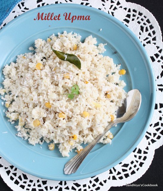 Sandhiya's Cookbook: Kuthiraivali Upma | Millet Upma | Breakfast Recipe