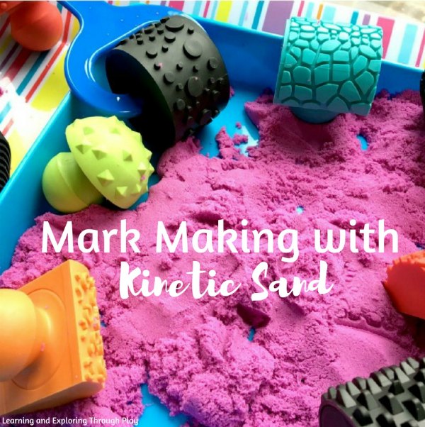 Learning and Exploring Through Play: Mark Making with Kinetic Sand