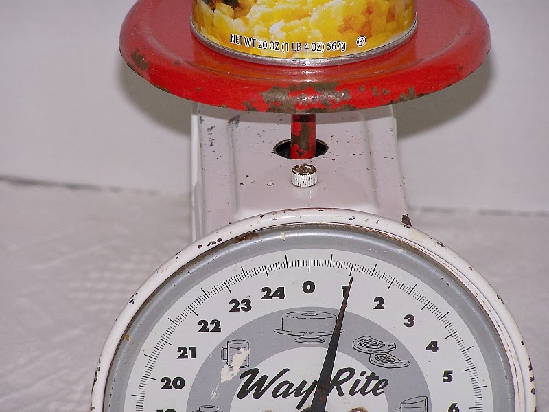 LilacsNDreams Shoppe: Vintage Way Rite Household Kitchen Scale Red Tray ...