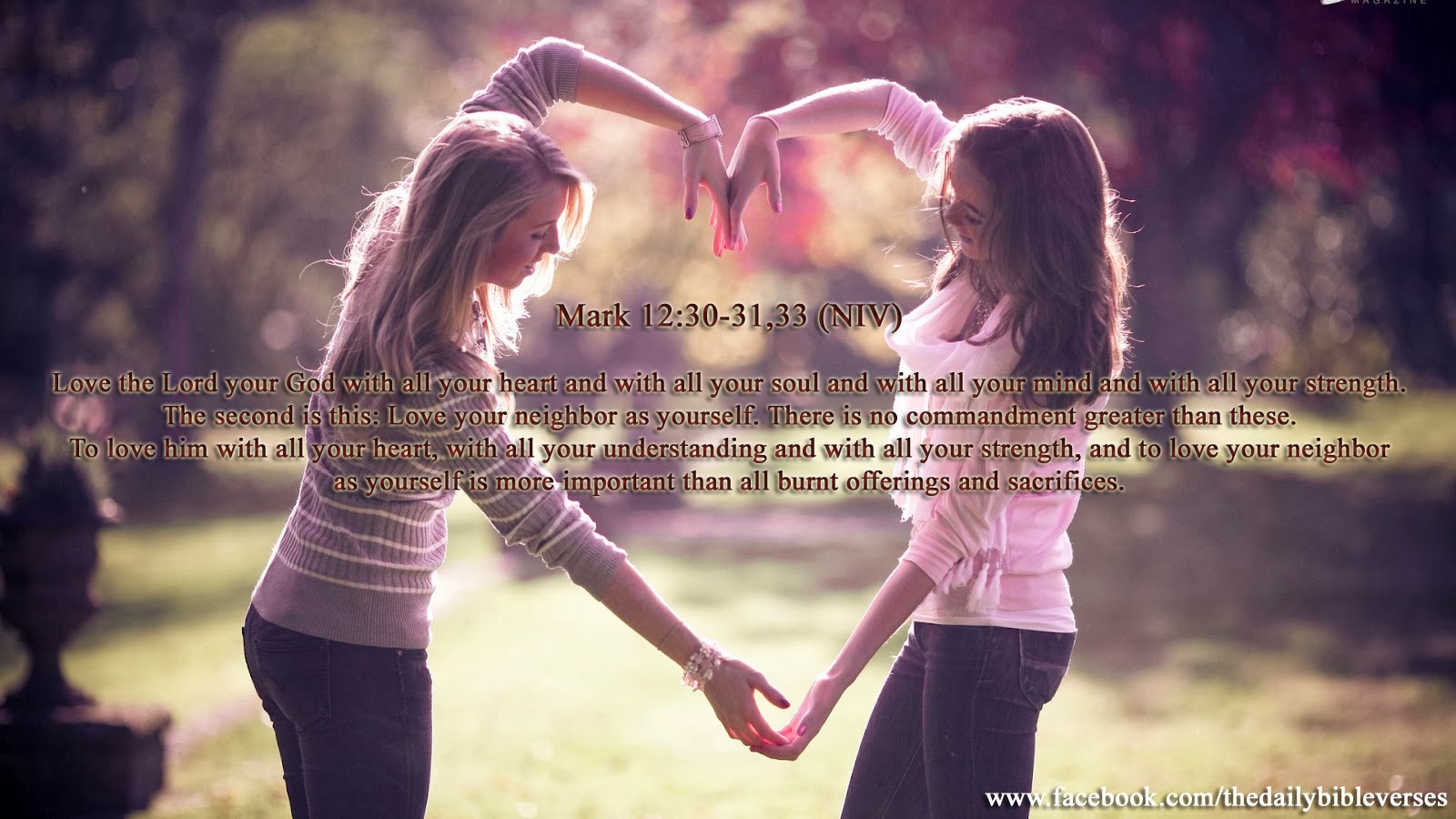 MY ONLINE DIARY: LOVE THE LORD YOUR GOD” AND “LOVE YOUR NEIGHBOR