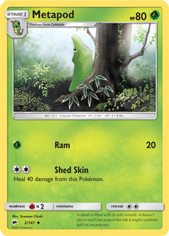 Metapod -- Burning Shadows Pokemon Card Review | PrimetimePokemon's Blog