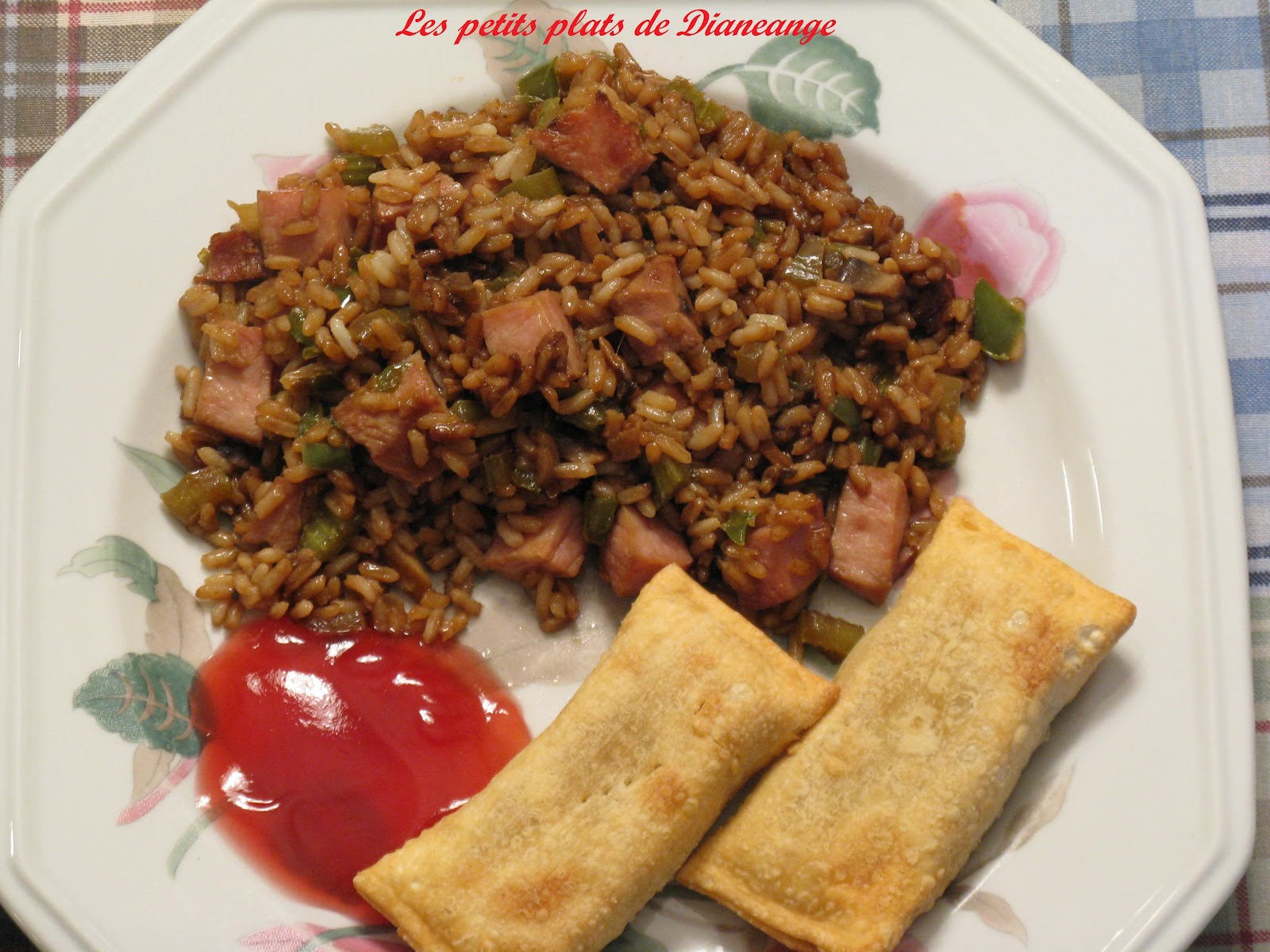 Les petits plats de Diane(ange): Riz chinois aux légumes et jambon
