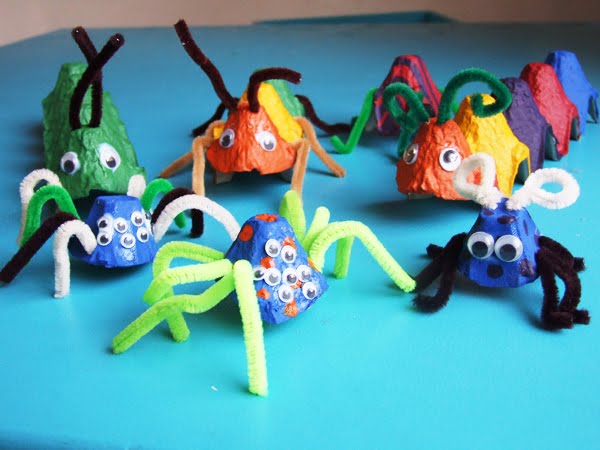 so homeschooled!: So - Egg Carton Insects