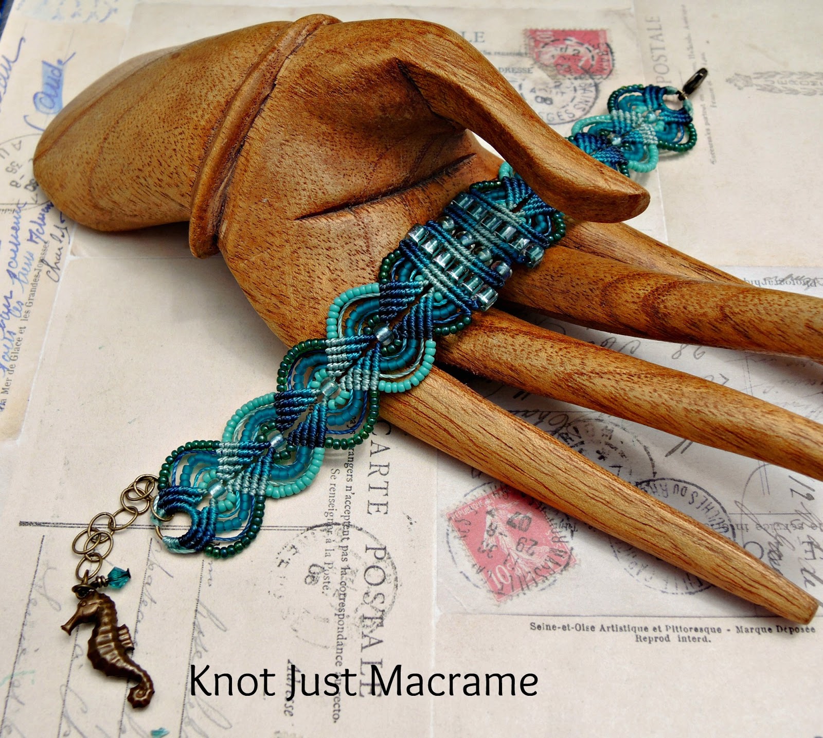 Knot Just Macrame by Sherri Stokey: My Favorite Color in Micro Macrame ...