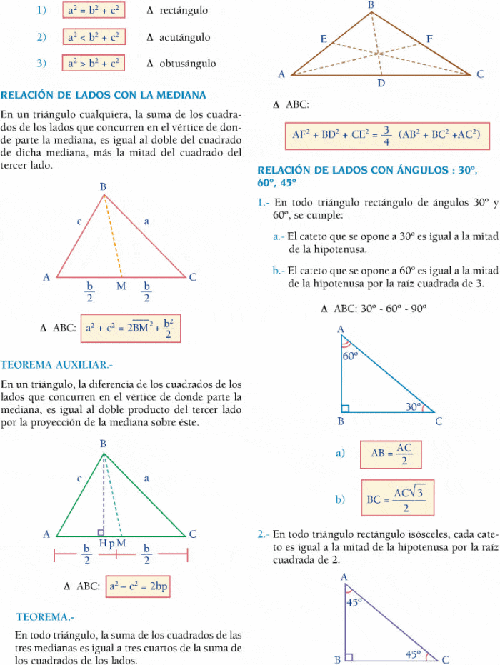 Formulario de geometría descarga pdf plana y del espacio matemáticas