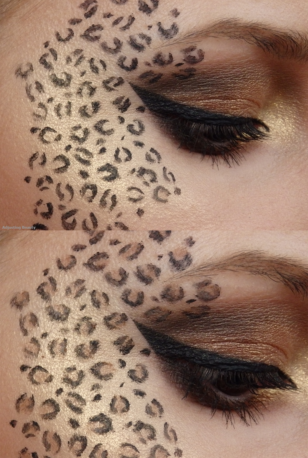Pretty Leopard Makeup - Adjusting Beauty