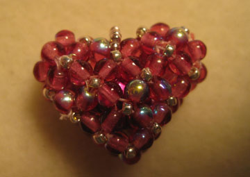 Bead Street Online: Beaded Heart Tutorial