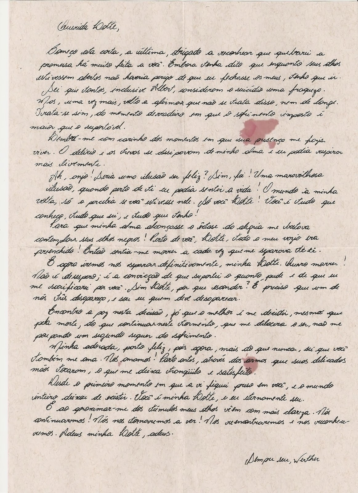 Carta De Despedida Para Amor - FDPLEARN